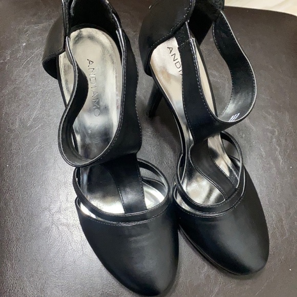 Shoes | Andiamo Black Heel | Poshmark